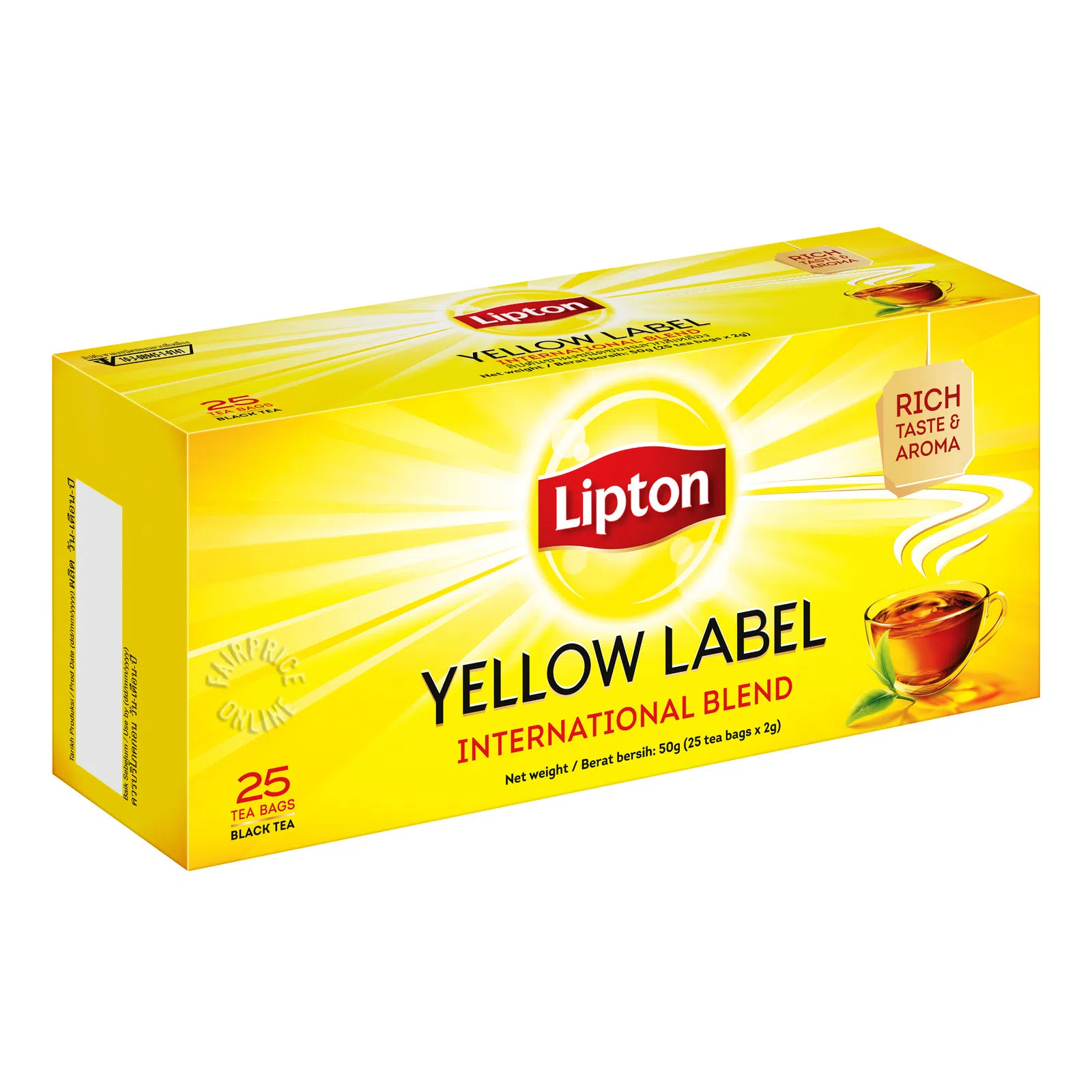 Lipton Yellow Label 25pcs - Lina Import Export Spol s.r.o | Czech FMCG ...